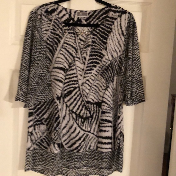 JM Collection | Tops | Jm Collection Black And White | Poshmark